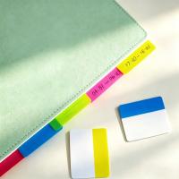 China Neon Colored Index Tab Sticky Notes With Writeable And Repositionable Design for sale
