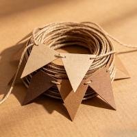 China Recycled kraft paper triangle pennant garland OEM for eco party decoration for sale