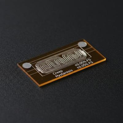 China Epoxy Carrier Material Foil Strain Gauge with Creep Plus or Minus 005 Percent Full Scale and Hysteresis Plus or Minus 005 Percent Full Scale for sale