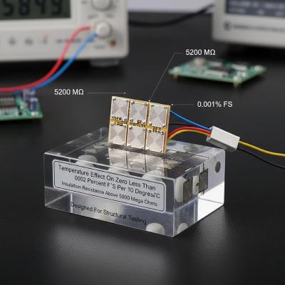 China Temperature Effect On Zero Less Than 002 Percent F S Per 10 Degrees Celsius Strain Gauges Offering Insulation Resistance Above 5000 Mega Ohms Designed For Structural Testing for sale