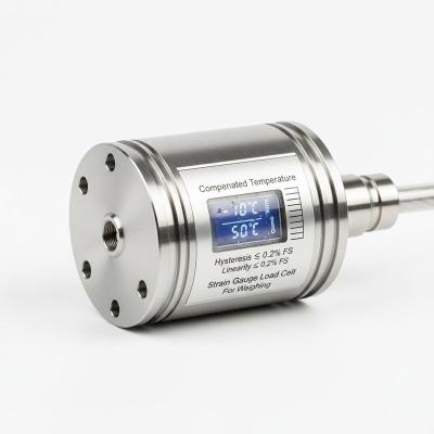 China Compensated Temperature -10C 50C Strain Gauge Load Cell Offering Hysteresis Not Exceeding 0.02 Percent FS and Linearity 0.2 Percent FS for Weighing for sale
