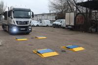 China Portable Axle Scale with Integrated Indicators for Vehicles Weighing for sale