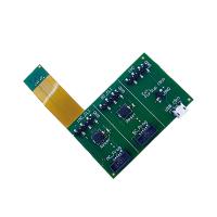 China Rigid-flexible Printed Circuit Board Printed Circuit Board Manufacturer Min LW/LS width is 40/40um for sale