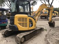 China 2010 Year Used KOMATSU Excavator PC55MR-2 , Komatsu Mini Digger Low Hours for sale