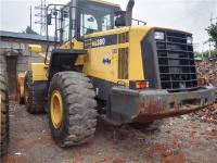 China Second Hand Front Komatsu Compact Wheel Loader WA380-6 A/C Cabin 2014 Year for sale