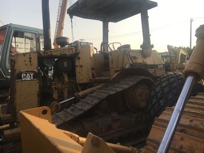China Open Cabin Mini Used Cat Bulldozer D4h With 6 Way Blade Cat 3204 Engine for sale