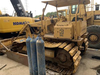China Open Cabin Used CAT D4E LGP Bulldozer , Swamp Track Shoes CAT D4E DOZER for sale
