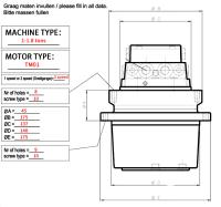 China Excavator Final Drive TM01 PC14 PC15 U15-3 for Komatsu 1.5 Ton Mini Excavator for sale