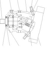 China Komatsu WA150-5 Wheel Loader Travel Motor 416-18-31701 26kg Aftermarket HST for sale