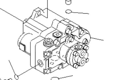 China Komatsu PC20MR-1 PC20MRX-1 PC20UU-3 Hydraulic Axial Piston Pump 20C-60-33100 Excavator Spare Part for sale