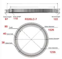 China Hyundai R320-7 Excavator Slewing Bearing 81N9-01020 81N9-01021 81N9-01022 Swing Circle for sale