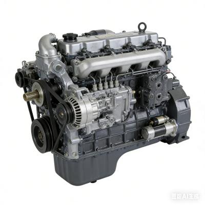 China Komatsu 6-Cylinder Diesel Engine Assembly S6D102E S6D105 S6D108 S6D110 S6D114E S6D125 S6D125E S6D140 S6D140E S6D155 S6D170 S6D170E S6D95L for sale