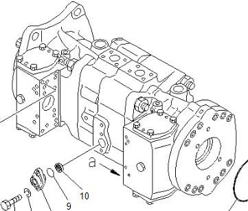 China Komatsu PC1600-1 PC1600SP-1 Main Hydraulic Pump Assembly 708-25-03011 708-25-03010 Piston Pump for Excavator for sale
