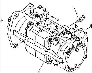 China Komatsu PC650-3 Hydraulic Main Piston Pump 708-25-01011 708-25-01010 708-25-01031 Original Rebuild for sale