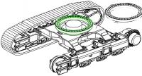 China SH240-5 Slewing Bearing for Sumitomo Excavator KBB11350 Swing Circle Slew Ring 12 Month Warranty for sale