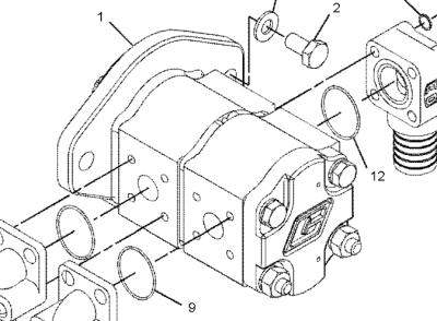 China CAT 300.9D Hydraulic Main Pump 372-5999 448-4184 Excavator Repair Parts for sale