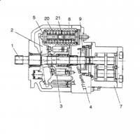 China Doosan DX15 DX18 Solar 015 Plus Solar 018 VT Mini Excavator Hydraulic Pump Rexroth AP2D12 401-00421A High Quality for sale
