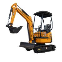 China XN16 Mini Wheeled Excavator 1.6 Ton Hydraulic Backhoe with 0.045m³ Bucket Capacity and 22MPa Working Pressure for sale