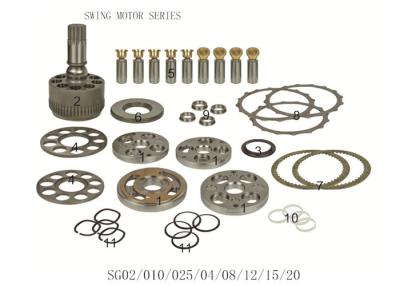 China SH120-3A Swing Motor Assembly Hydraulic Replacement Parts for Excavator SG02/04/08/12/15 LJ016070 for sale