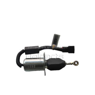China Excavator Stop Solenoid 5284434 1705080230 Engine Flamout Switch SDP0029 24V for sale