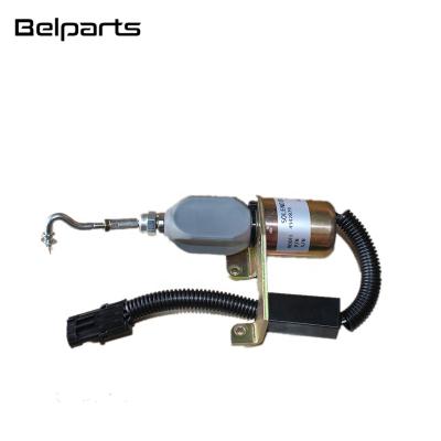 China Excavator Stop Solenoid 4942879 SD008A2 Electric Flamout Switch for Digger 24V for sale