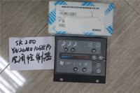China SK Series Excavator Air Conditioning Controller Panel YN20M01088P1 - 6 Month Warranty, Black Plastic Construction for sale
