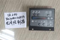 China SK Series Excavator Air Conditioning Controller Panel YN20M01088P1 - 6 Month Warranty, Black Plastic Construction for sale
