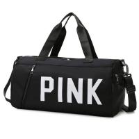 China Zipper Closure Simple Fashion Large Capacity Multi Color Waterproof Sports Gym Travel Shopping Bag for sale