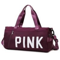 China Zipper Closure Simple Fashion Large Capacity Multi Color Waterproof Sports Gym Travel Shopping Bag for sale