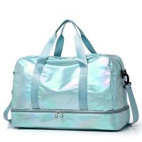 China Rectangle Unisex Cross Body Fitness Bag in Purple with Large Capacity for sale