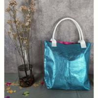 China Single Handle Fashion Style Kraft Paper Household Storage Bag Tote Bag Large Capacity for sale