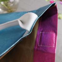 China Single Handle Fashion Style Kraft Paper Household Storage Bag Tote Bag Large Capacity for sale