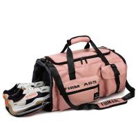 China Unisex Waterproof Sports Adjustable Gym Yoga Custom Heavy Duty Large Fitness Travel Duffle Fit Round Bag for sale