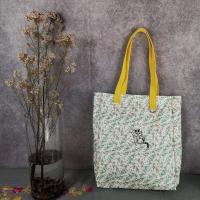 China Decoration Flowers and plants pattern Cartable Ladies Shoulder Bags Handbags For Woman for sale