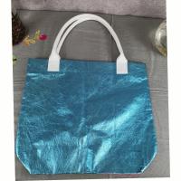 China Large Capacity Bright Leather Women Bags Handbag for Professional in Blue and Rose Red for sale