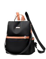 China Trapezoid Design Loungefly Unisex Solid Color Hiking Shoulder Backpack for School for sale