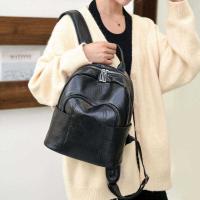 China Unisex PU Leather Travel Backpack for Girls Waterproof and Environmentally Friendly for sale