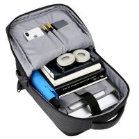 China Custom Logo Business Backpack with Large Capacity and Anti-Theft Oxford Material for sale