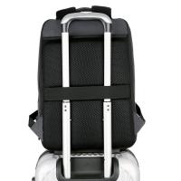 China Custom Logo Business Backpack with Large Capacity and Anti-Theft Oxford Material for sale