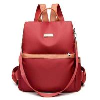 China Trapezoid Handle Kraft Paper Women Kawaii Mini Travel Carry on Backpack for sale