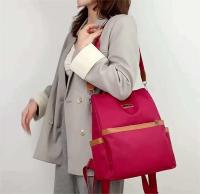 China Trapezoid Handle Kraft Paper Women Kawaii Mini Travel Carry on Backpack for sale