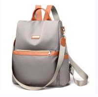 China Trapezoid Handle Kraft Paper Women Kawaii Mini Travel Carry on Backpack for sale