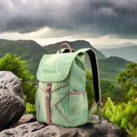 China Waterproof Nylon Travel Backpack with Double Front Pockets and Zipper Closure Portable for sale