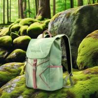 China Waterproof Nylon Travel Backpack with Double Front Pockets and Zipper Closure Portable for sale