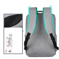 China Custom LOGO Laptop Backpack for mens Business sac a dos Waterproof Oxford mochilas School Student Backpack with USB for sale