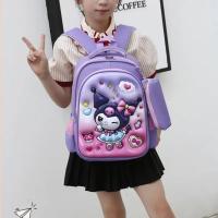 China custom 2024 3D Sanrio Cartoon Printing Kindergarten bagpack Student Rucksack Waterproof children mymelody Backbag for Kids School Backpack for sale