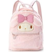 China Wholesale Cute Furry Plush Dog Mini Backpack for Girls Double Shoulder Bag for Kids Gift Kawaii School Backpacks for sale