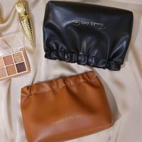 China Custom logo Makeup Bag Travel Supplies toiletry pouch Lipstick Storage pouch Earphone Jewelry Leaf Spring Bag Mini Cosmetic Bag womens handbag for sale