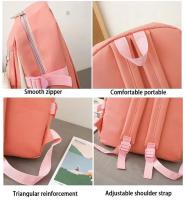 China Wholesale Cute 4pcs/Set Primary School Bag Girls Harajuku Kawaii Student Bookbag Teenage Handbag Large Capacity Student Rucksack Girls School Backpack Set for sale