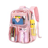 China Wholesale Clear Travel Backpack For School Superior PVC Transparent Bookbag For Girls Boys Through School Backpack for men womens Student Backpack for sale
